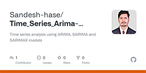 github sandesh hase time series arima sarima time series analysis