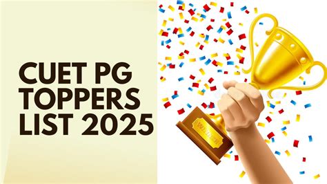 Cuet Pg Toppers List 2025 Check Stream Wise Cuet Pg Toppers With Marks