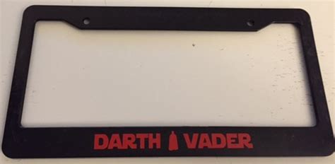 Darth Vader License Plate Frame 32 Koleksi Gambar