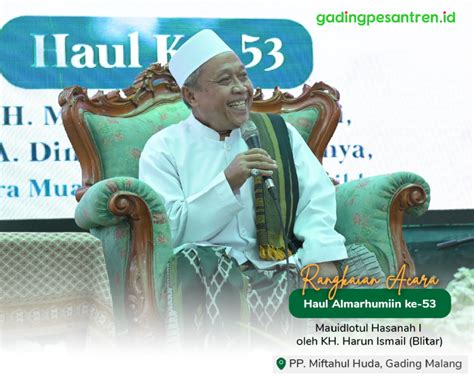 KH Harun Ismail Haul Itu Sunah Nabi