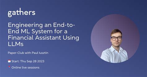 Paul Iusztin On Linkedin Engineering An End To End Ml System For A Financial Assistant Using Llms