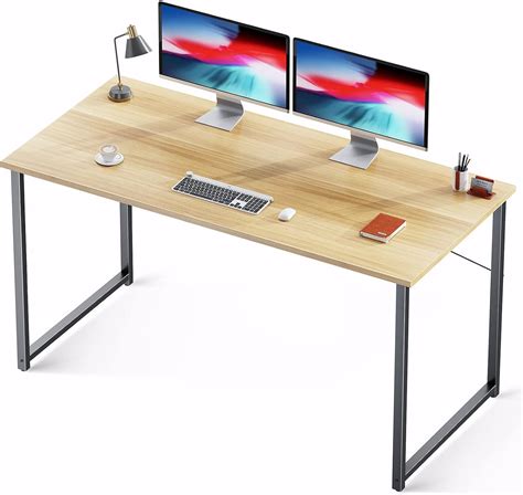 Amazon Coleshome 55 Inch Computer Desk Modern Simple Style Desk
