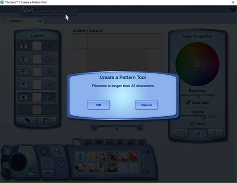 Sims 3 Create A Pattern Tool Wont Open Files With More Than 23