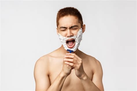 Premium Photo Portrait Of Shirtless Man