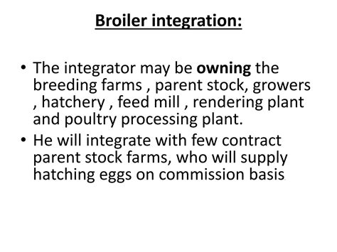 Poultry Integration Pptx