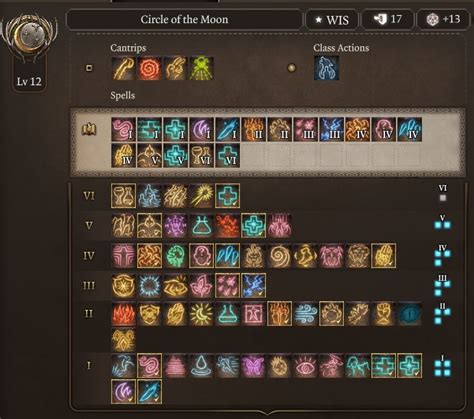 Bg3 Level 12 Druid Spell Book Deltias Gaming