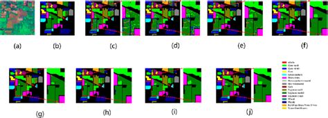 Visualization Of The Classification Maps For The Ip Dataset A False
