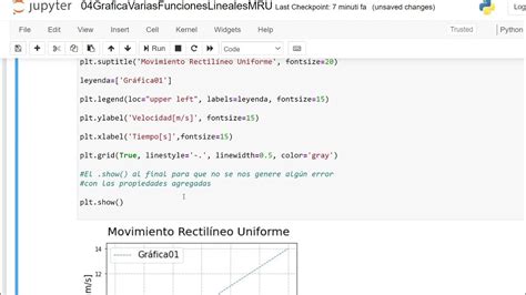 09 Gráfica De Varias Funciones Lineales Con Matplotlib Gráficas En 2d3d Con Python Youtube