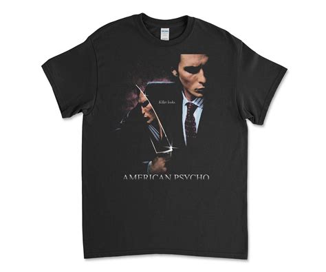 American Psycho Patrick Bateman Killer Looks Tee Etsy Ireland