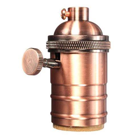 Vintage Edison Lamp Socket E26e27 Screw 250v Bulb Grandado