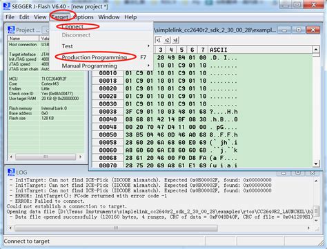 使用jlink给cc2640r2f烧写固件方法 Twxbtx 博客园
