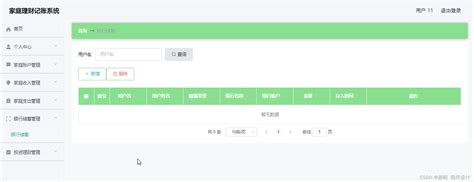 springboot java php node python家庭理财记账系统【计算机毕设】 php在线记帐理财系统 csdn博客