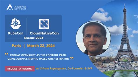 meet sriram at kubecon cloudnativecon europe 2024 aarna ml