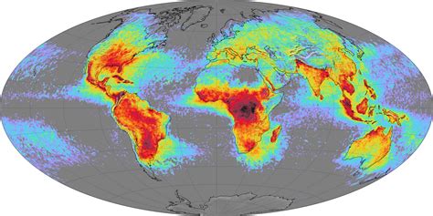 World Lightning Strikes Map