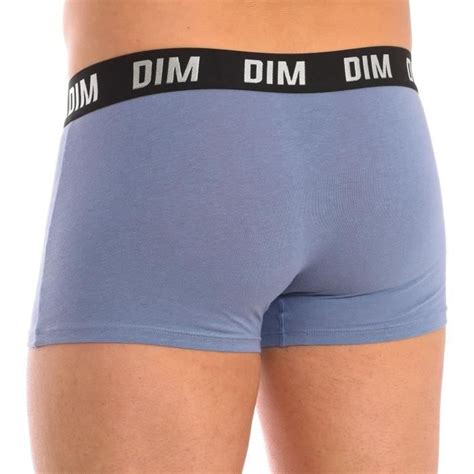 Boxers Sport Stretch D0DA8 Pour Homme DIM Lot De 2 Bleu