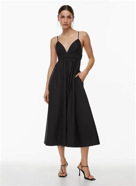Babaton ENCOURAGE POPLIN DRESS Aritzia CA
