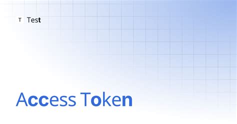 Access Token Test