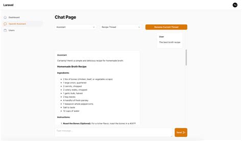 Github Ercogxfilament Openai Assistant Filament Openai Assistant Is