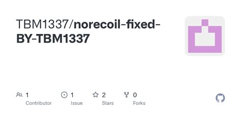 Github Tbm Norecoil Fixed By Tbm