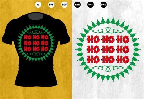Merry Christmas Typography TShirt Design Graphic By Graphic EngineerBD Creative Fabrica