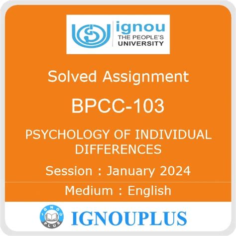 Bpcc English July January Ignou Solved Assignment
