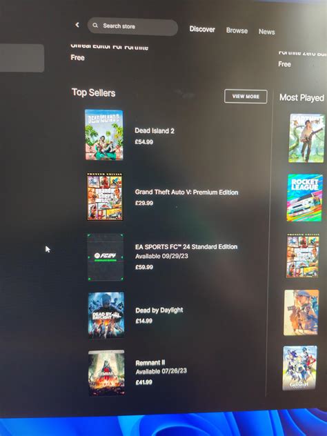 Top Sellers List On Epic Games Store Rremnantgame