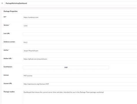 Creating And Distributing A Package UmbracoReadtheDocs 1 0 Documentation