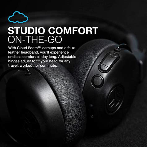 Jlab Studio Anc Wireless On Ear Headphones Black Veli Store