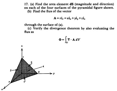 solved 17 a find the area element ds magnitude and