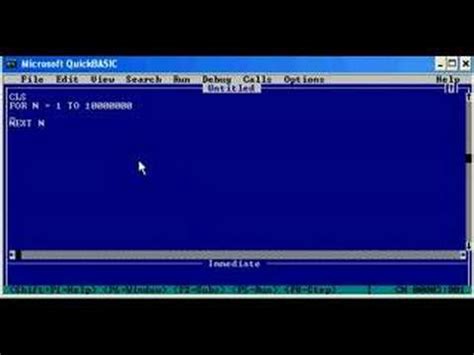 Basic Programming Tutorial Qbasic Youtube