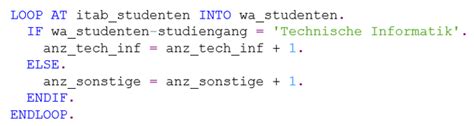 Programmieren Mit Sap Abap Teil 4 Bedingungen Setzen Mit If Und Case