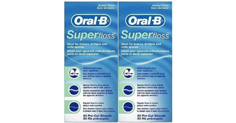 Super Floss Mint Dental Floss For Braces Bridges • Price