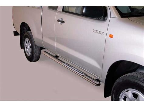 Side Steps Toyota Hilux 05 16 Extra Cab Stainless Steel Dsp