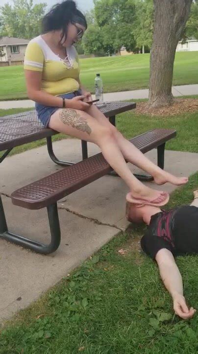 Public Flip Flop Tease And Worship