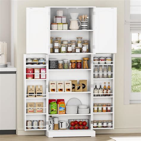 Home Bi 64 Kitchen Pantry Cabinet Tall Freestanding India Ubuy