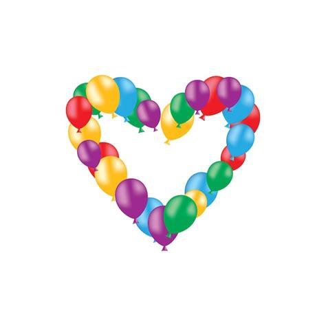 Premium Vector Realistic Balloon Illustration On White Background