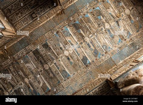 Denderadenderah Temple Complex Hathor Temple Ceiling Of Vestibule