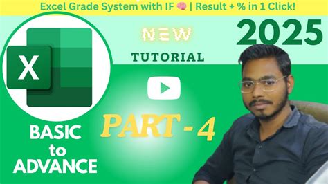 Excel Tutorial If Formula For Result And Grade Percentage Basic To Advance Excel Part 4