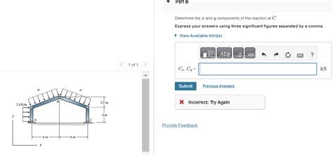 Solved Consider The Two Member Frame Shown In Figure Chegg