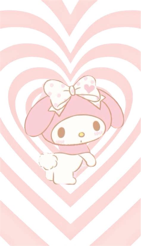 My Melody Aesthetic Wallpaper Hello Kitty Iphone Wallpaper My Melody