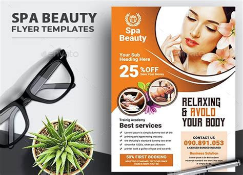 Free Beauty Spa Flyer Templates 18 Psd Ai Word Doc Indesign