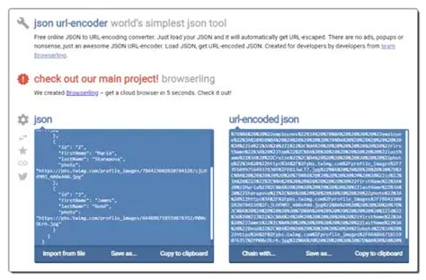 9 Best Free Online Json Url Encode Websites