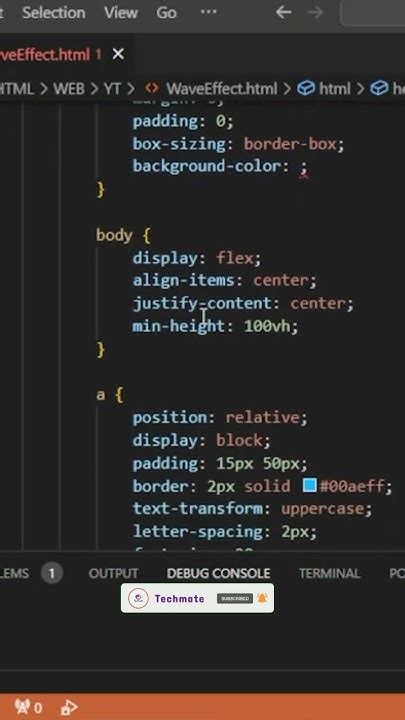 Water Wave Button Hover Effect Html Css Animation Shorts Htmlcss