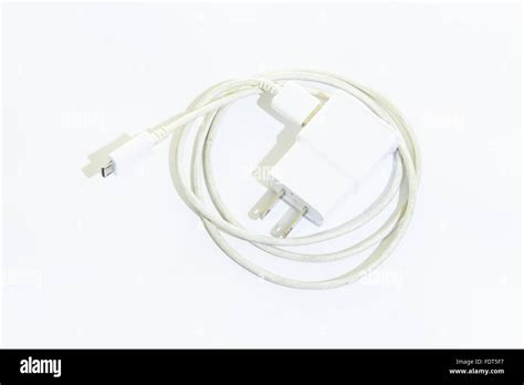 Electrical Adapter To USB Port Isolated Stock Photo Alamy