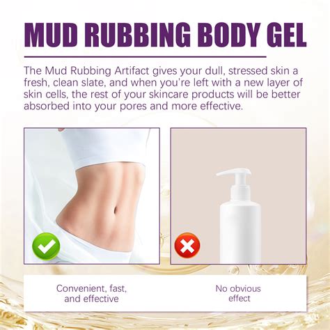 Eelhoe Nicotinamide Mud Rubbing Cream Body Exfoliating Gel Rubbing Mud
