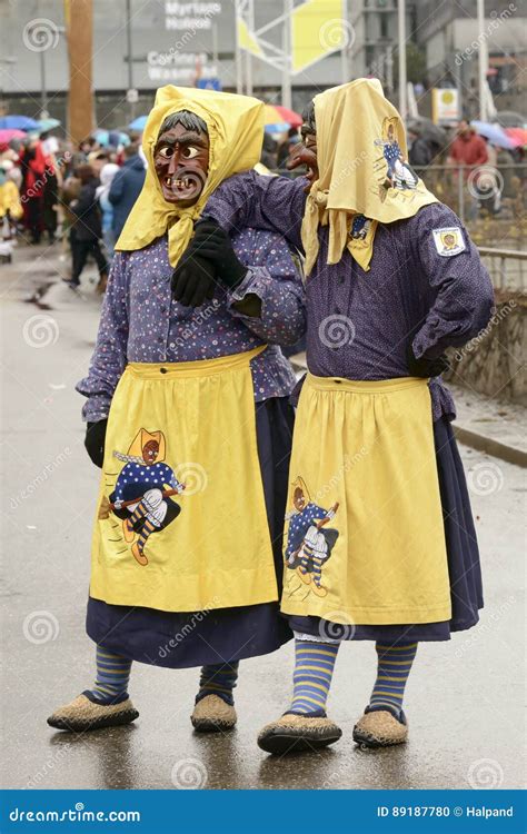 Witches At Carnival Parade Stuttgart Editorial Image Image Of Parade