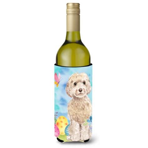 Champagne Cockapoo Easter Wine Bottle Beverge Insulator Hugger 1 King Soopers