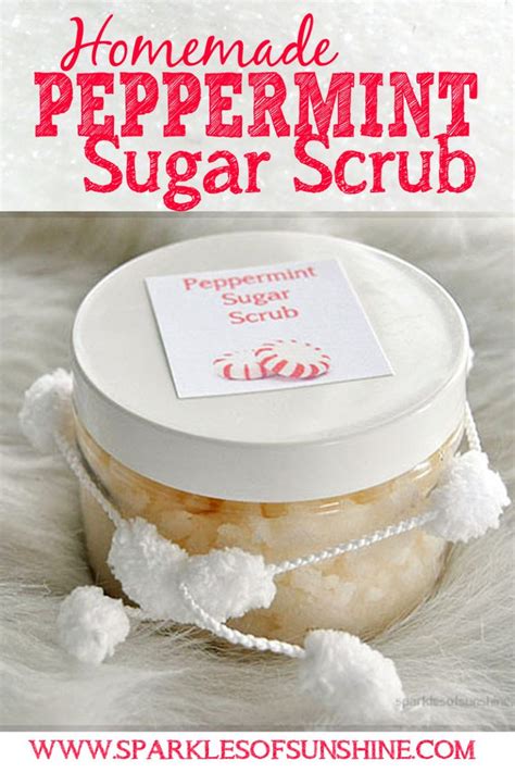 Homemade Peppermint Sugar Scrub Sparkles Of Sunshine