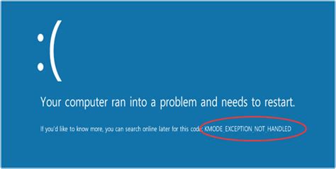 How To Fix Kmode Exception Not Handled Error In Windows 10