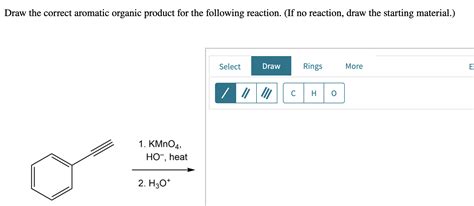 Draw The Structure Of The Aromatic Product From The Following Reaction